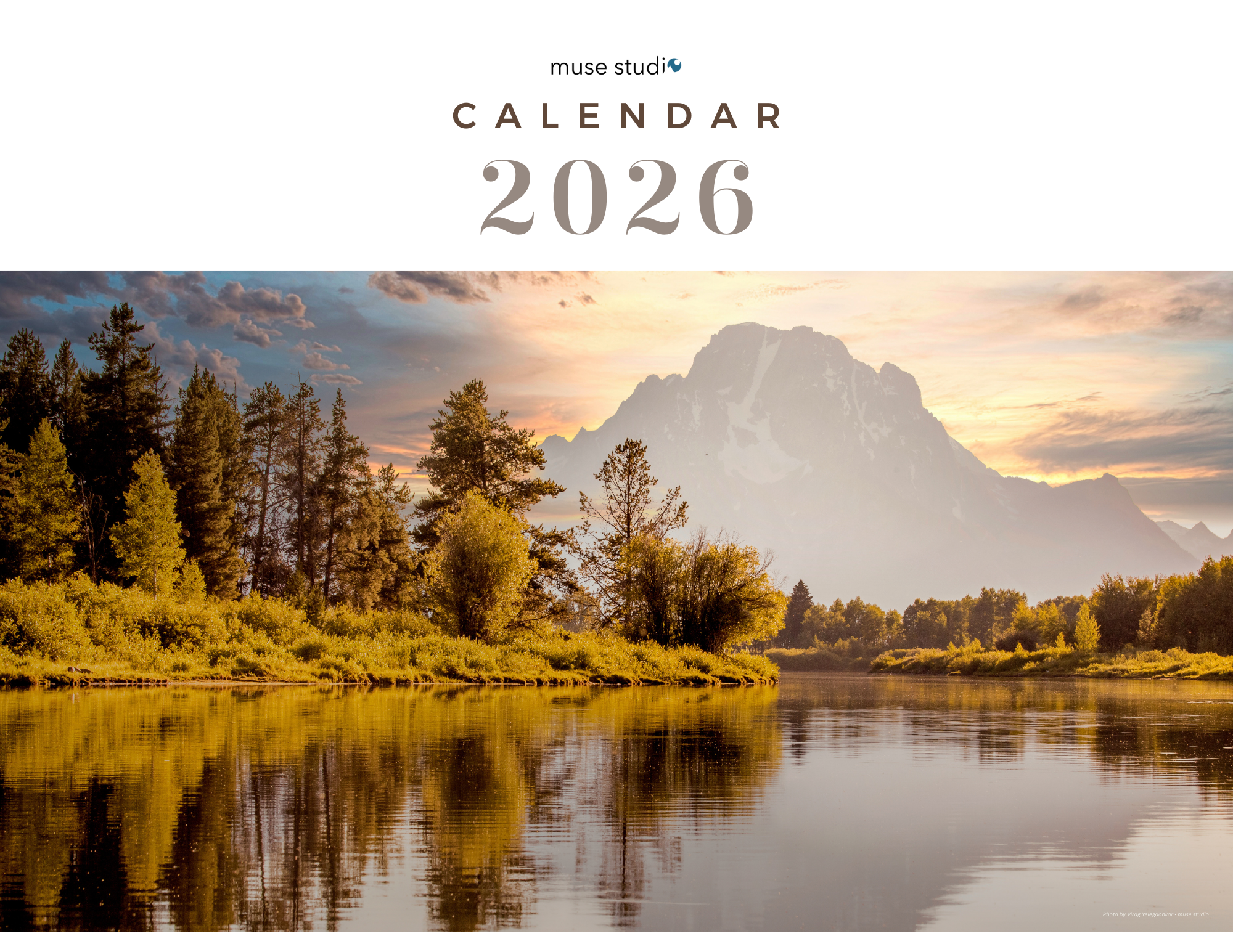 Muse Studio 2026 Landscape Calendar 11x8.5" (Digital Download) – muse ...